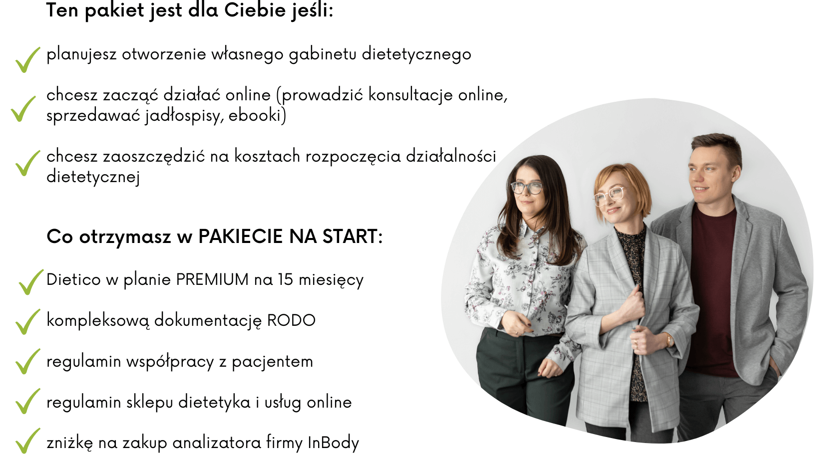 Pakiet na START dla dietetyka - Dietico