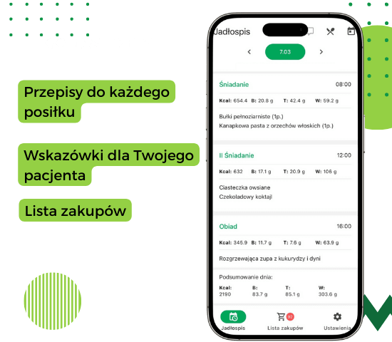 Dietico - Program dla dietetyków do układania zbilansowanych diet